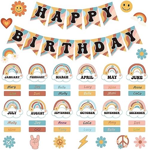 Amazon.com: 61pcs Retro Welcome Back to School Bulletin Board Welcome ...