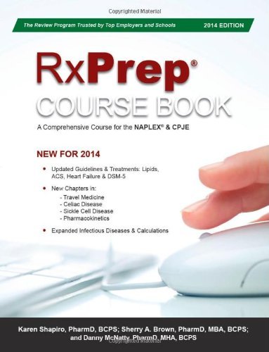 By Karen Shapiro PharmD BCPS RxPrep Course Book A Comprehensive Course ...
