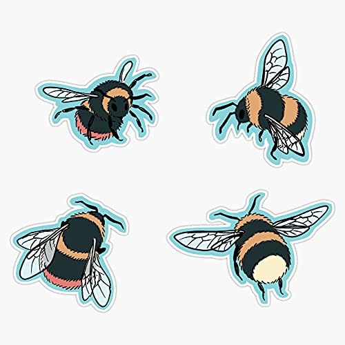 Amazon.com - Bumble Bees Vinyl Sticker Waterproof Bumper Sticker Laptop ...