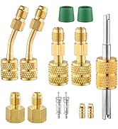 Amazon.com: R410A Recharge Kit AC Charging Hose, R410A Manifold Gauge ...