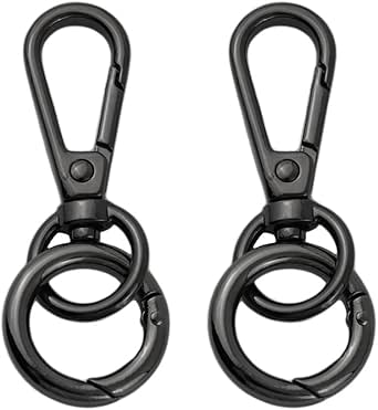 TANJUN Key-Chain with Quick-Release Spring Clip Keyrings - Car Keychain ...