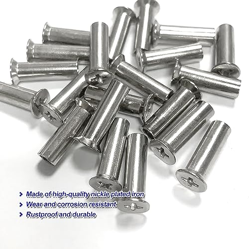 M4 Door Handle Bolt Through Fixings, 25Pcs M4 Door Handle Fixing Screws ...