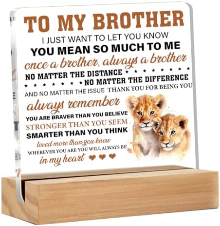 Amazon.com: Brother Gifts From Sisters Brothers, to My Brother I Just ...