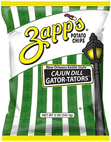 Amazon.com: Zapp’s New Orleans Kettle-Style Potato Chips, Cajun Dill ...