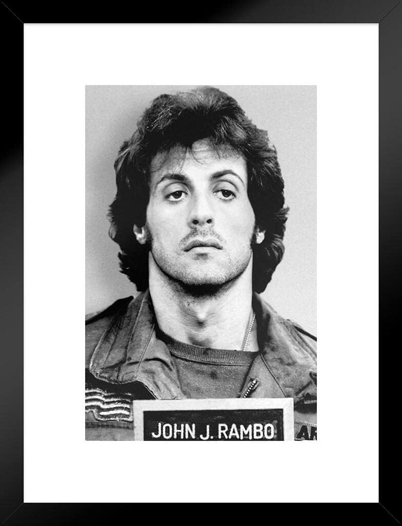 Buy John J. Rambo Mugshot First Blood Mug Shot Retro Vintage 80s Movie ...