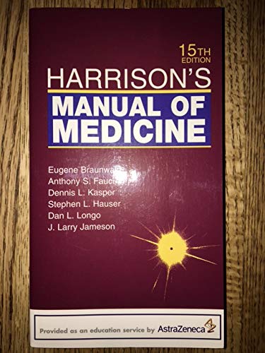Harrison's Manual of Medicine 15th Edition: N-A: 9780071408530: Amazon ...