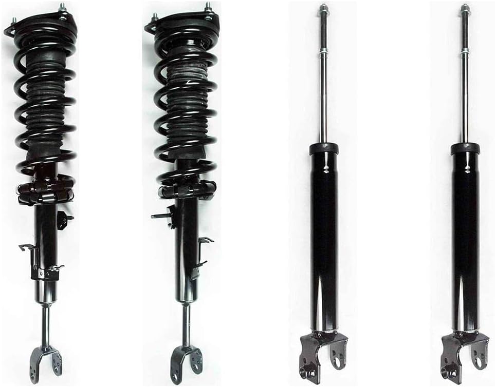 Amazon.com: A-Partrix 4pack Front Rear Shocks and Struts Strut and Coil ...