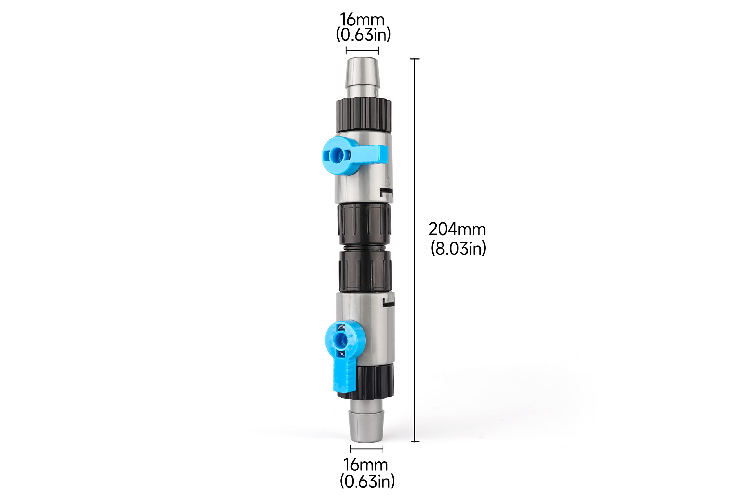 Snapklik.com : Double Tab Connector For Aquarium, Canister Filter Hose ...