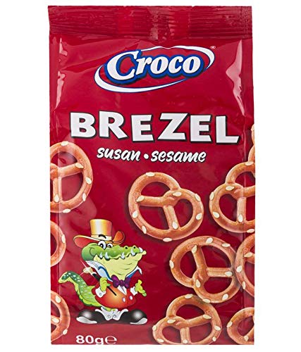 CROCO BREZEL Susan.Sesame (80 g) : Amazon.in: Grocery & Gourmet Foods