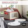 Amazon.com: 4-Pack Dinnerware Storage Pack Includes Dinner Plate, Salad ...