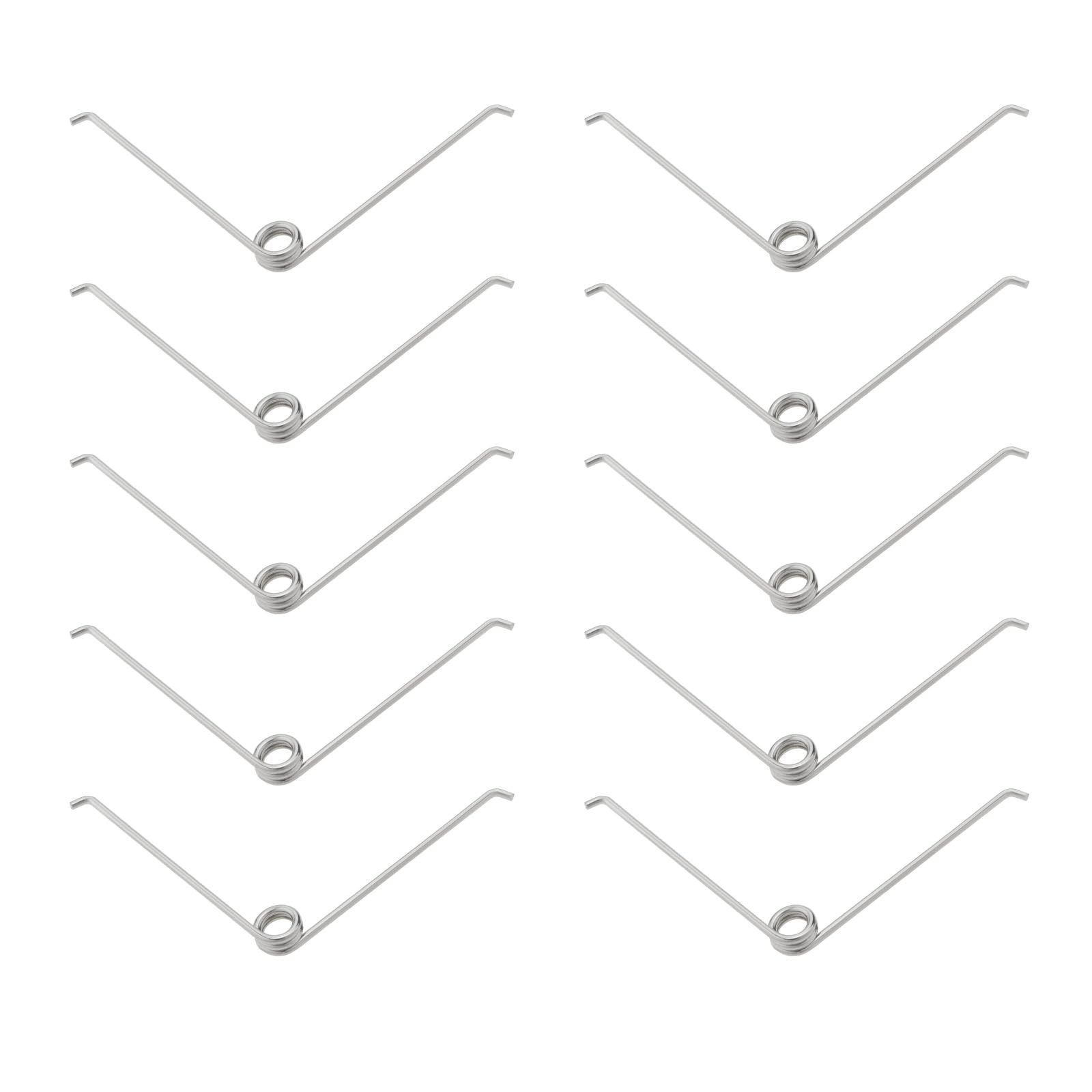 SING F LTD 10pcs V-Shape Spring Stainless Steel Small Torsion Spring ...