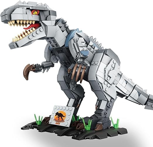 Kankodo Building Block Dinosaur, Dinosaur Toy Set Movable Dinosaur ...