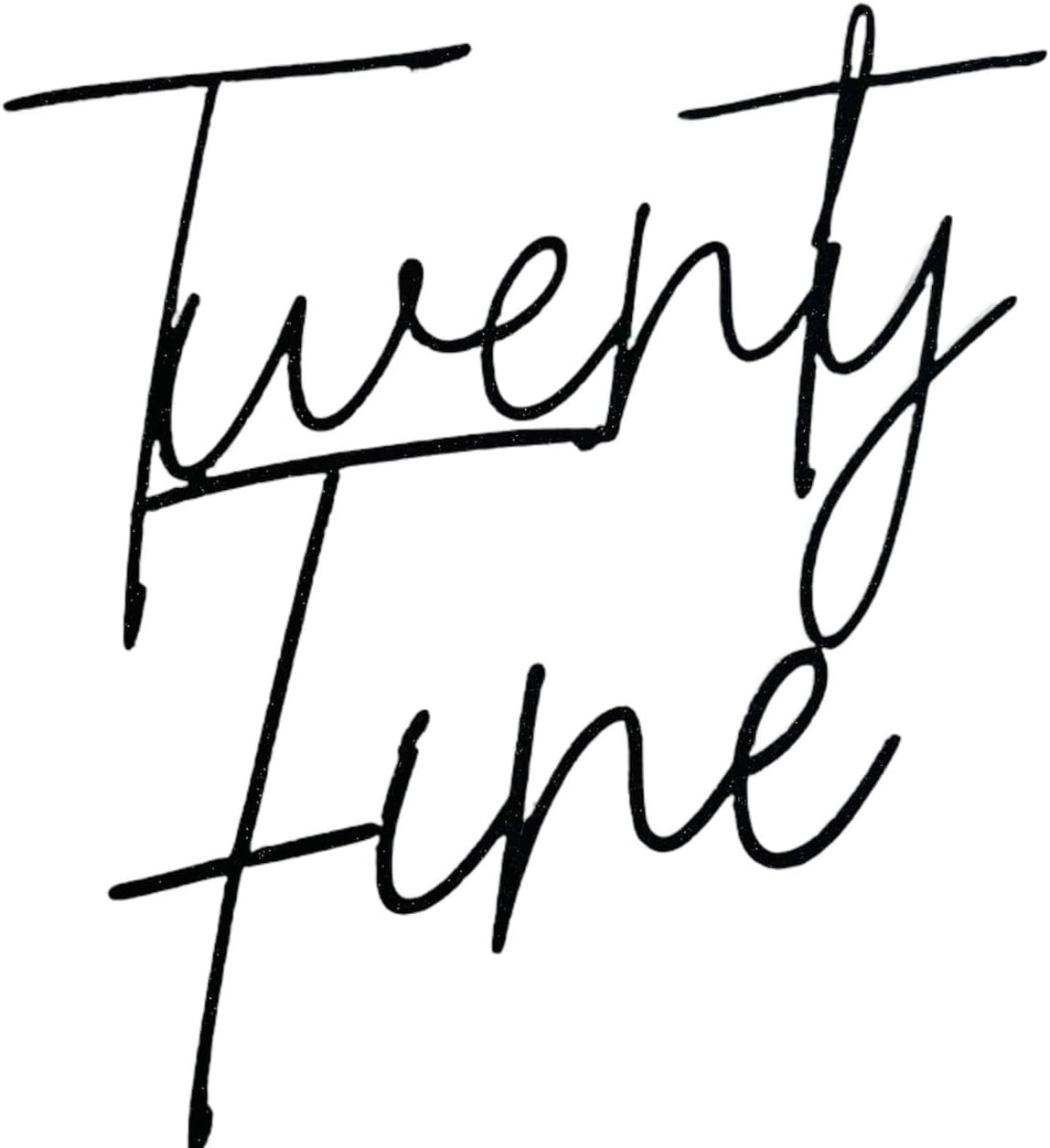 Amazon.com: Twenty Fine Cake Topper - Happy 25th Birthday Cake Decor ...