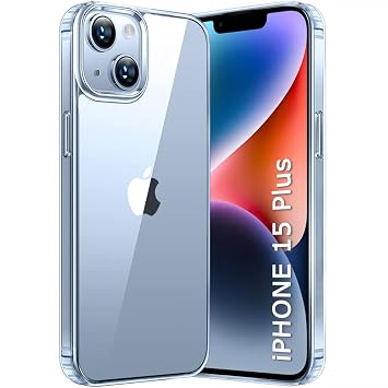 TheGiftKart Ultra-Hybrid Crystal Clear Back Case Cover for iPhone 15 ...