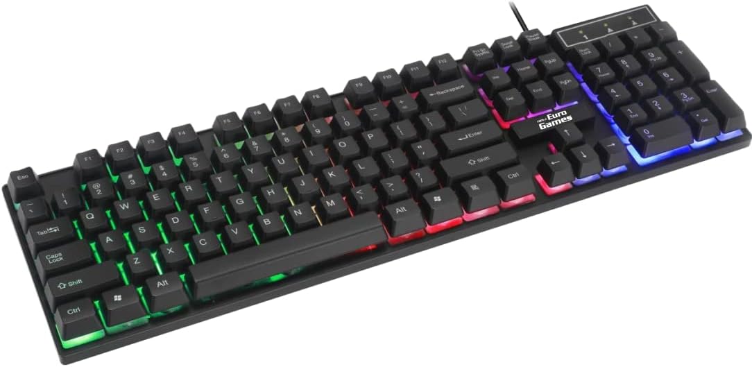 Amazon.in: Buy Ant Esports KM1610 LED Keyboard and Mouse Combo, 104 ...