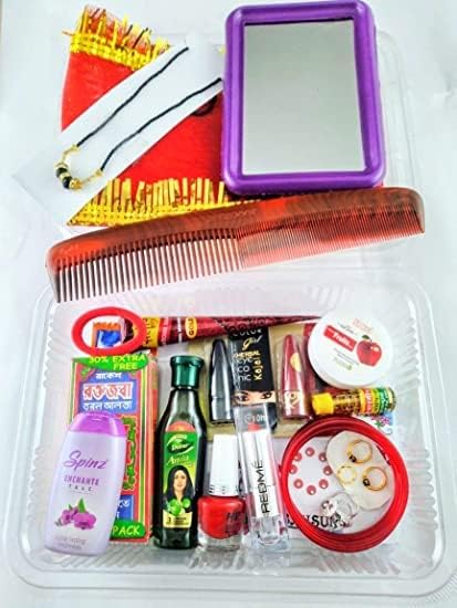 S.K Navratri Pooja MATA Rani 16 Shringar/Poojan Samagri for Devi MATA ...
