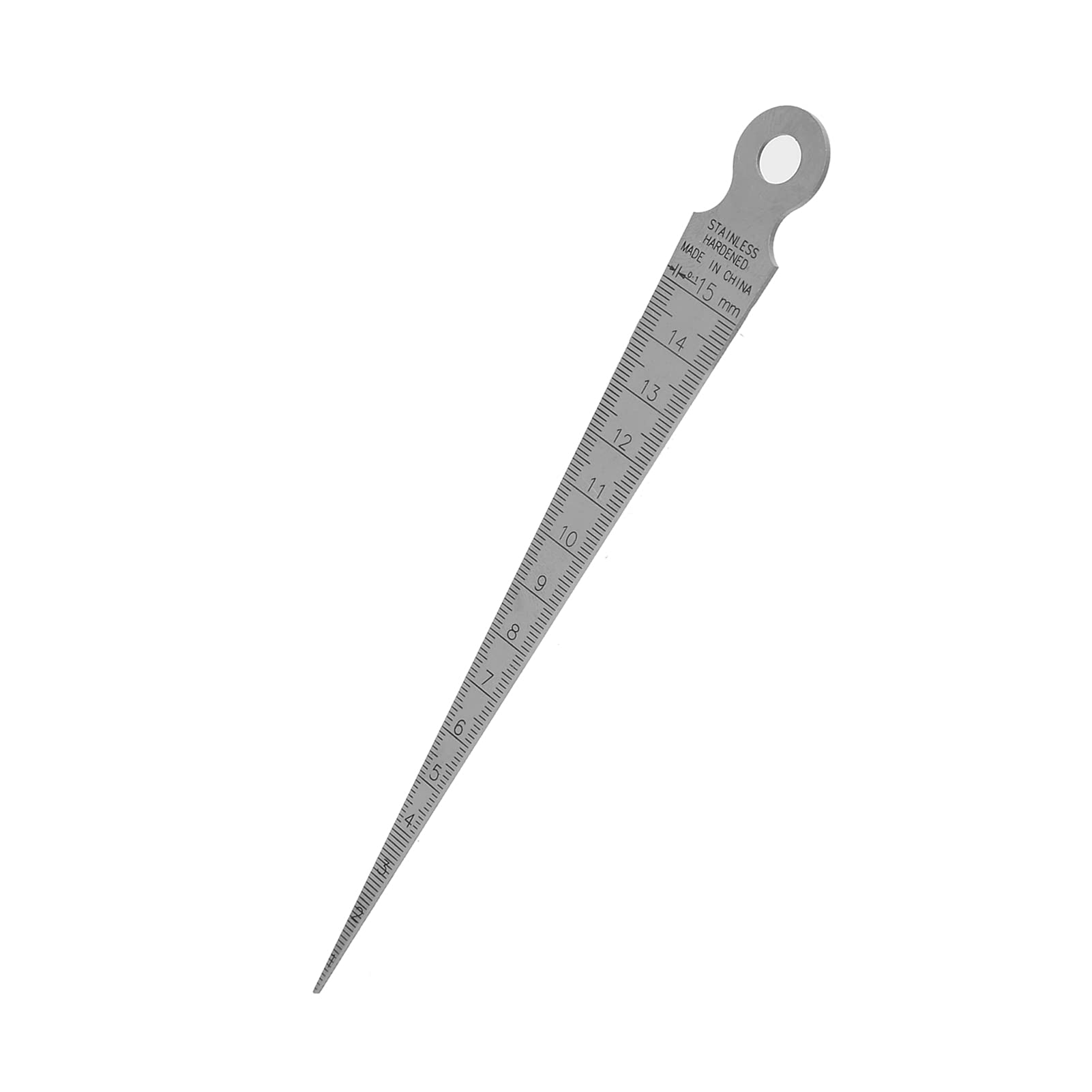 Buy Taper Gage 1-15mm, Stainless Taper Welding Gauge Test Ulnar Welder ...