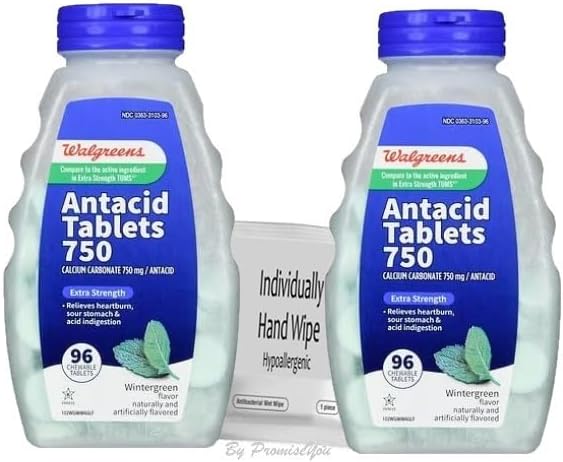 Amazon.com: Extra Strength Antacid Chewable Tablets and A Hypo ...