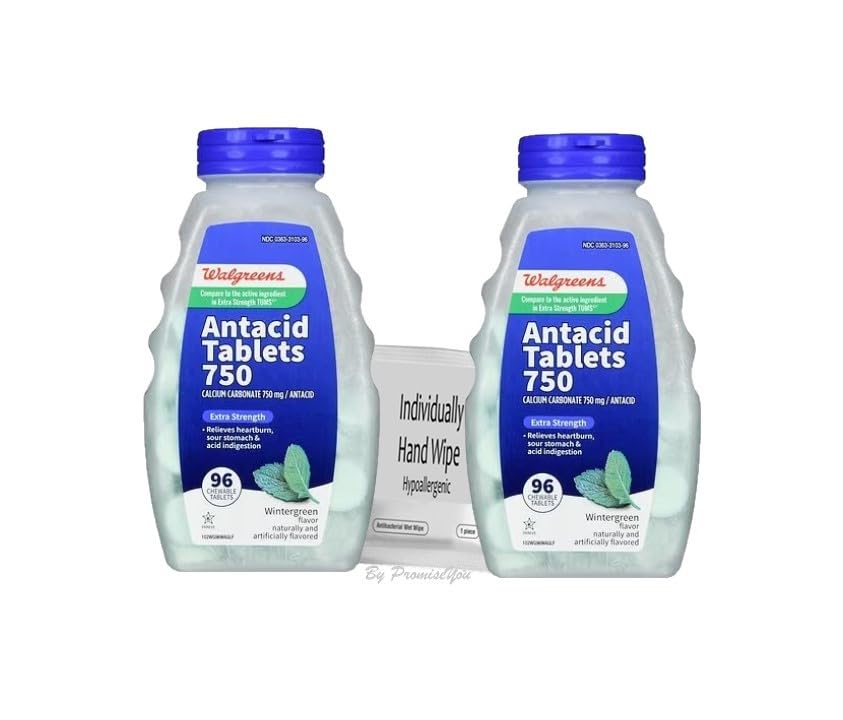 Amazon.com: Extra Strength Antacid Chewable Tablets and A Hypo ...