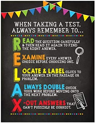 Amazon.com: Andaz Press Classroom Teacher Wall Art Decor Poster Signs ...