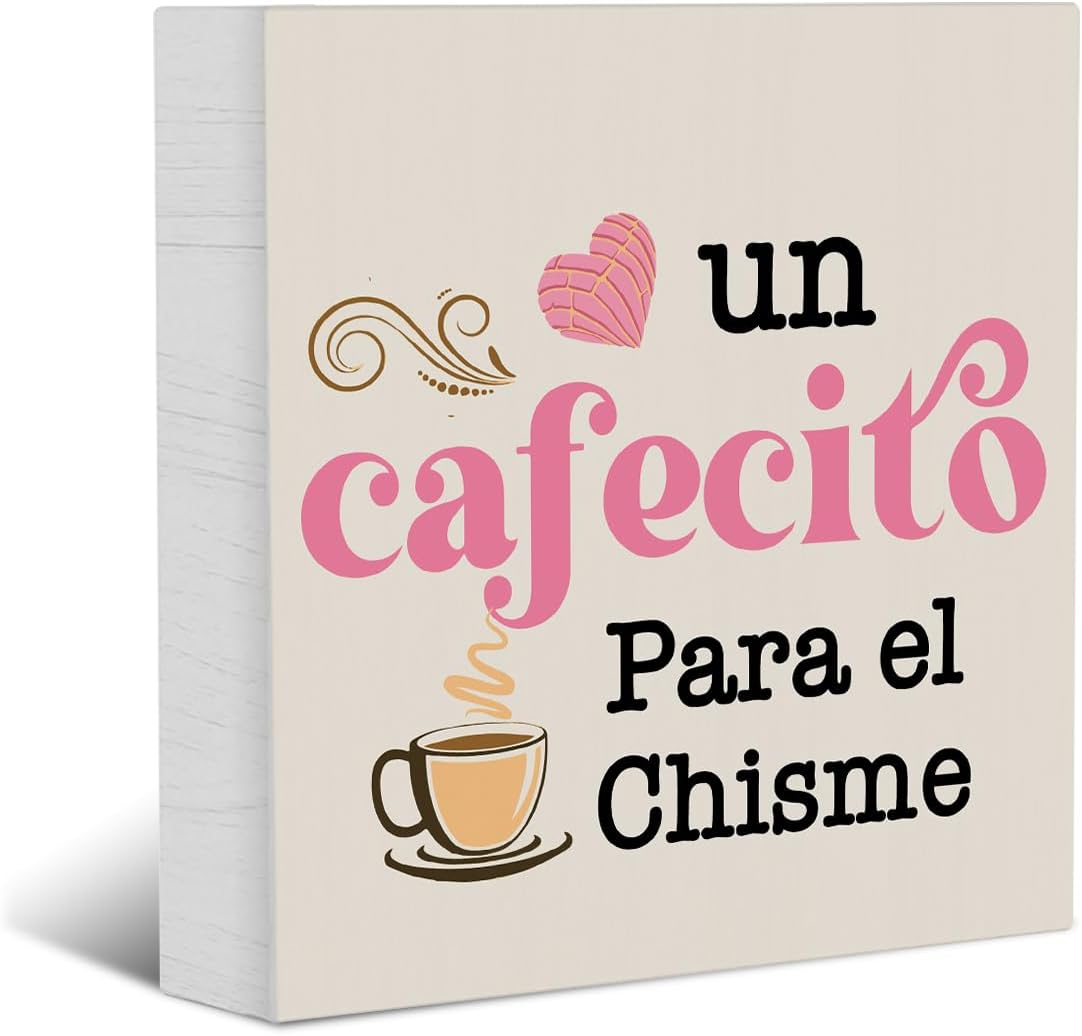 Amazon.com: Pink Coffee Bar Accessories Pink Coffee Bar Signs Plaques ...