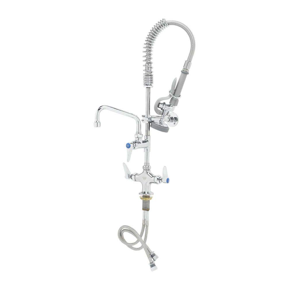 T&S Brass MPZ-2DLN-06 Mini-Pre Rinse Faucet. Single Hole Deck Mount ...