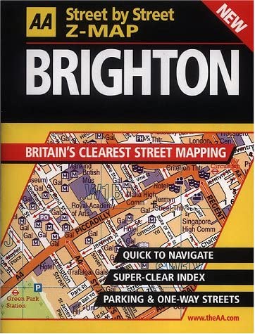 AA Street by Street Z-map Brighton (AA Street by Street Z-Map ...