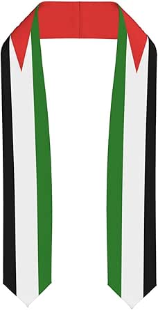 Amazon.com: Generic Palestine Graduation Stole Classic Scarf Souvenir ...