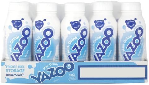 YAZOO Vanilla Milk Drink 475 ml (Pack of 10): Buy Online at Best Price ...