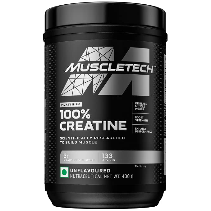 MuscleTech Platinum 100% Creatine Monohydrate Powder Pure Micronized ...