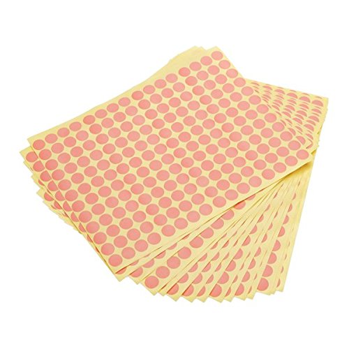 Generic 15 Sheets 10mm Round Blank Dots Craft Label Sticker - Pink ...