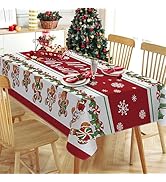 Amazon.com: Tailus Welcome Christmas Gingerbread Man Kitchen Rugs Set ...