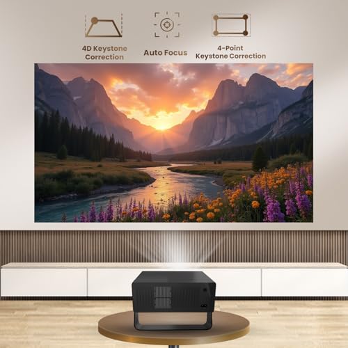 WZATCO Yuva Blaze, Android 13, Smart Home Projector 4k Ultra HD, Native ...
