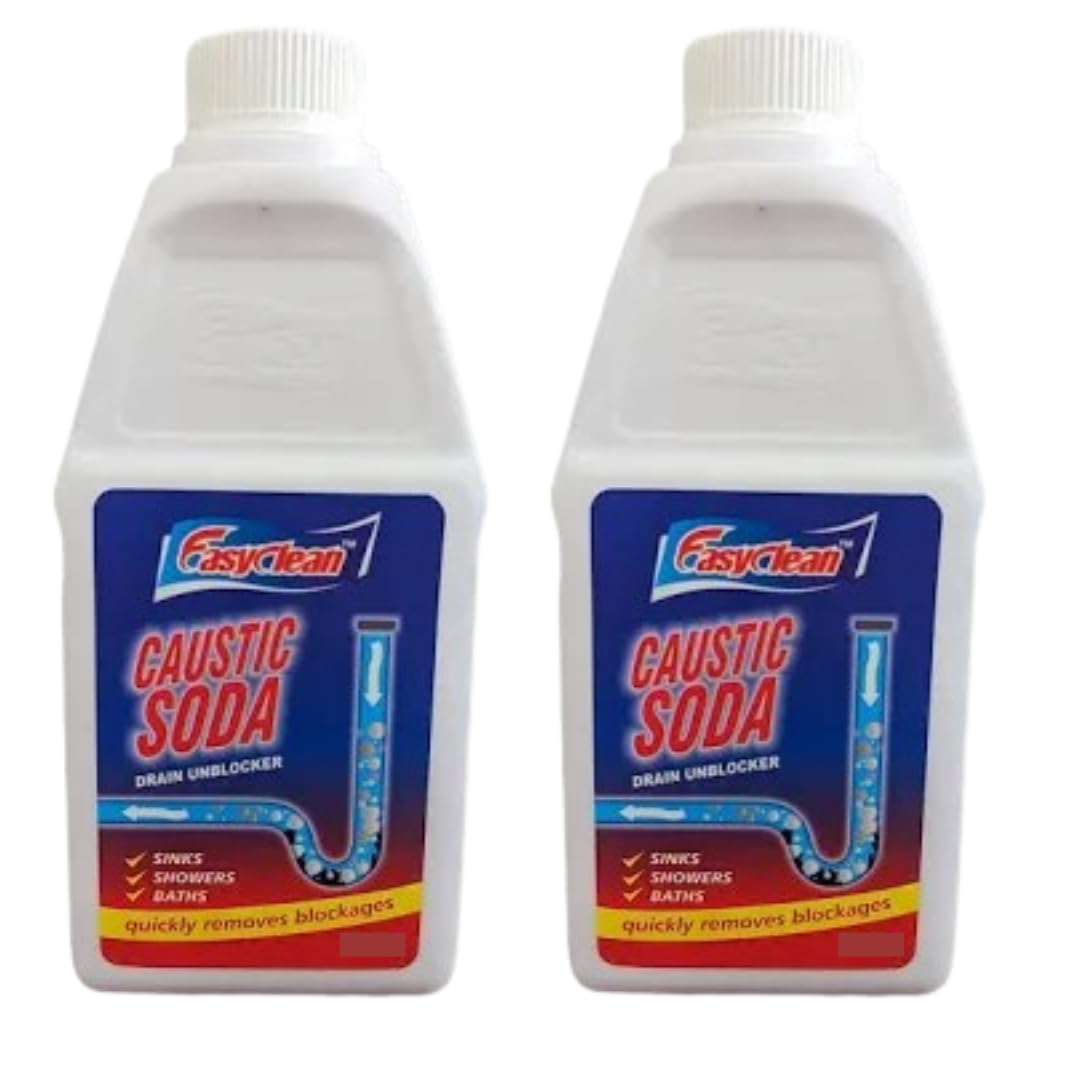 1kg Caustic Soda Drain Cleaners And Unblockers Powder Kitchen Sink ...
