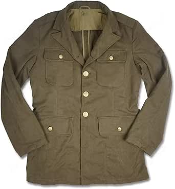 1st Coat WWII US Jacket Retro Uniform Men's Trench Coat Replica WW2 ...