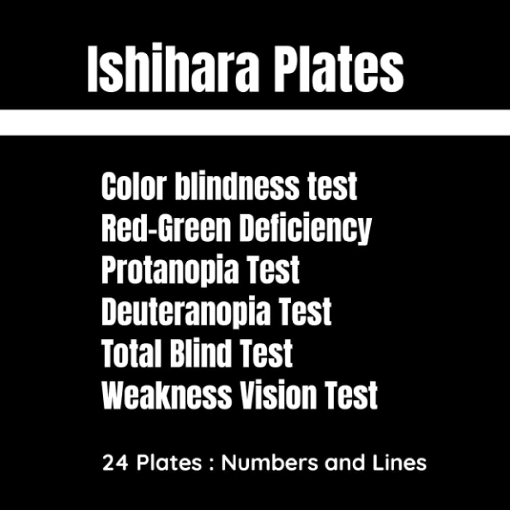 Buy Ishihara Plates: Color blindness test | Red-Green Deficiency ...