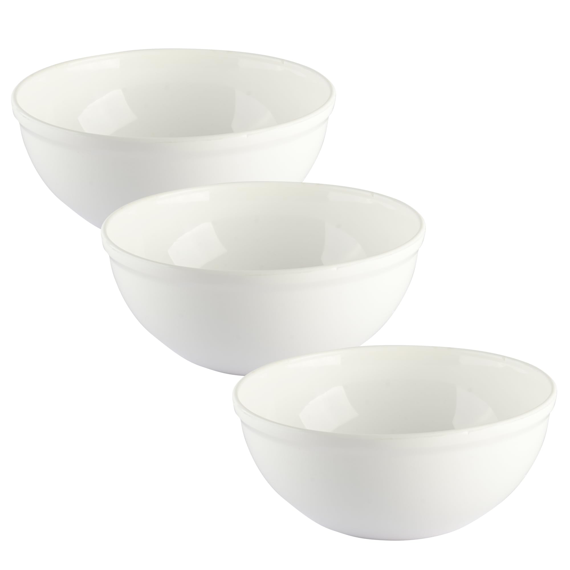 Kuber Industries Pack of 3 Bowls | Bowls for Serving Food | Plastic ...