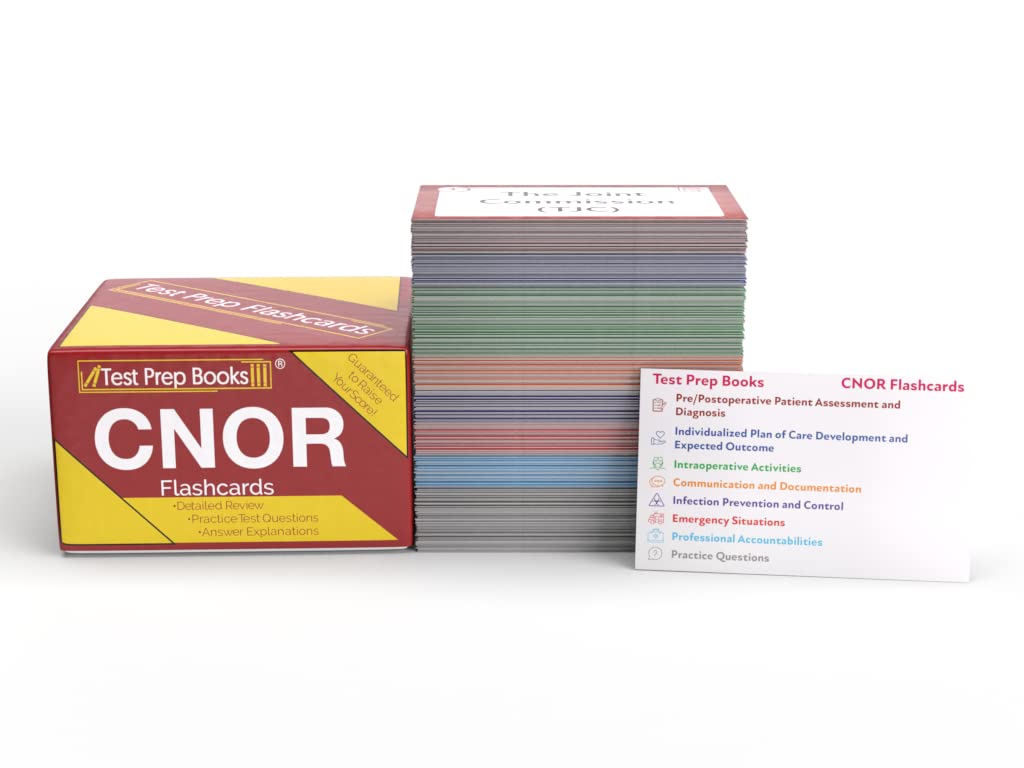 Amazon.com: CNOR Study Cards: CNOR Exam Prep 2025-2026 with Practice ...