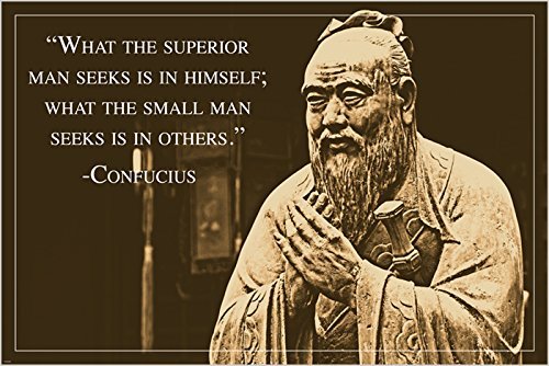 Amazon.com: HSE Rare Unique Confucius Photo Quote Poster Ancient ...