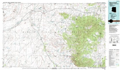 Rock Point Arizona - New Mexico - Utah - Colorado 1:100,000-scale ...