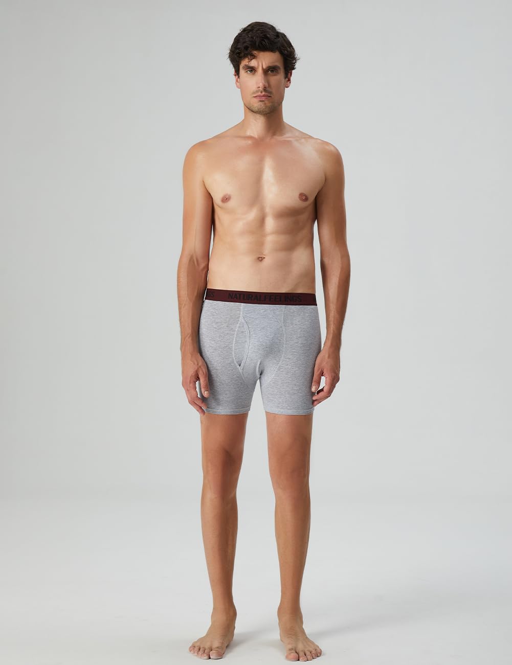 Snapklik.com : Boxer Briefs Mens Underwear Men Pack Soft Cotton Open ...