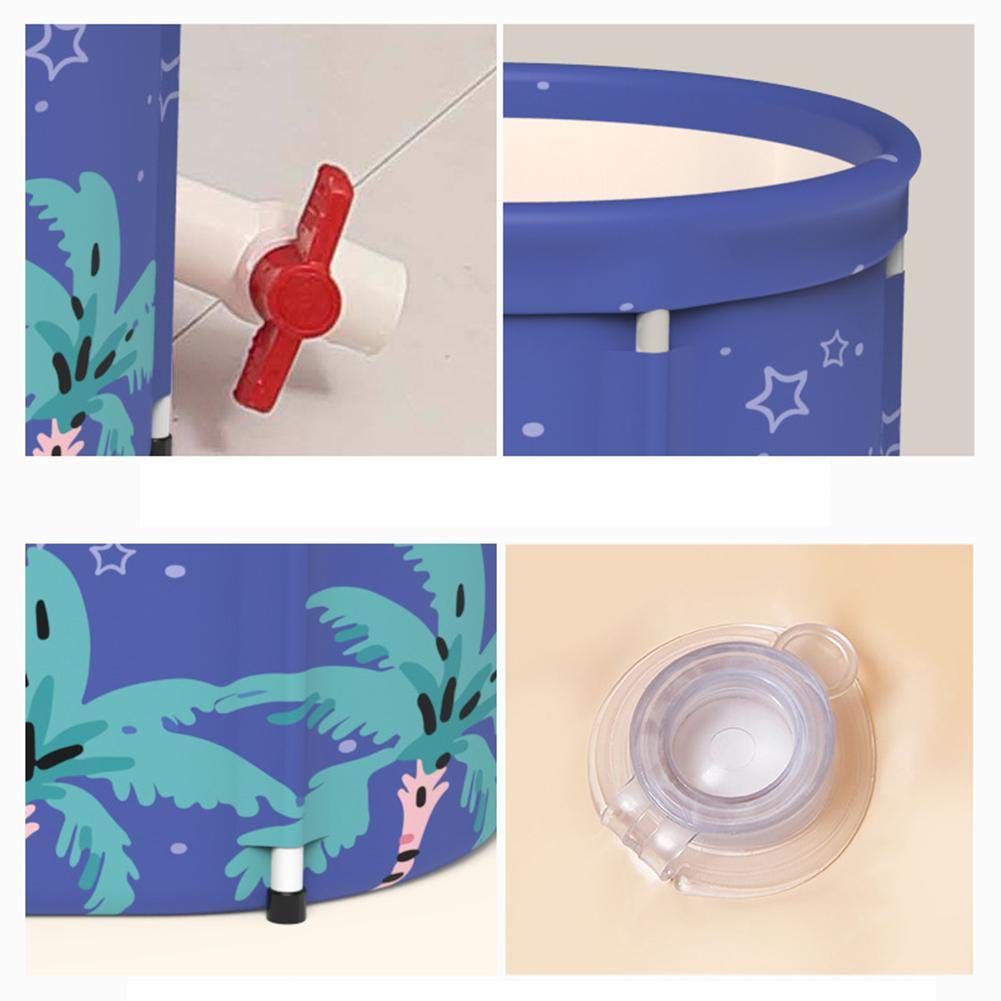 Ruilonghai 100cm Portable Non-Inflatable Bathtub - PVC/SPA Folding Bath ...