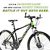 Buy Vaux Battle 518 Gear Cycle for Men 26T with 17" Alloy Frame, MTB Cycle with 21 Speed Gears ...
