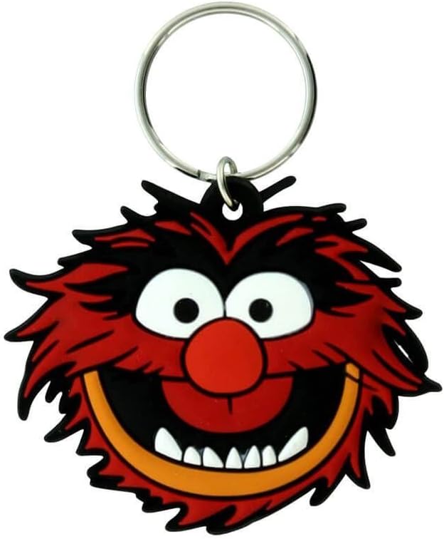 Pyramid International The Muppets Animal Face Rubber Keychain, Multi ...