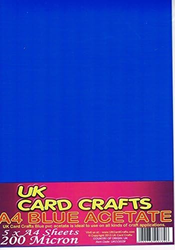 A4 Frosted Acetate 300 Micron x 5 Sheets - UKCC0240 : Amazon.co.uk ...