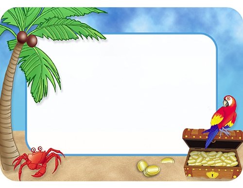 Teacher Created Resources Island Adventure Name Tags (5178) : Amazon.in ...