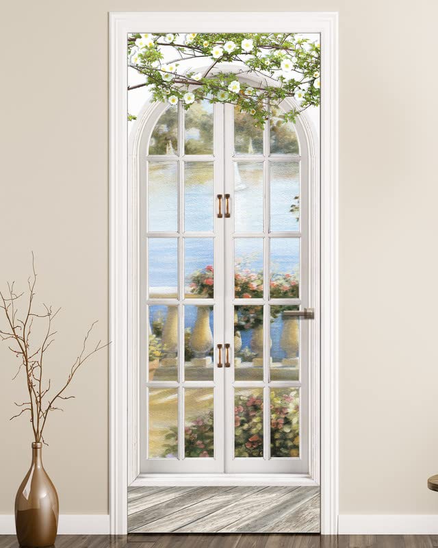 Amazon.com: FLFK Door Sticker - Door Mural Peel and Stick, Removable ...