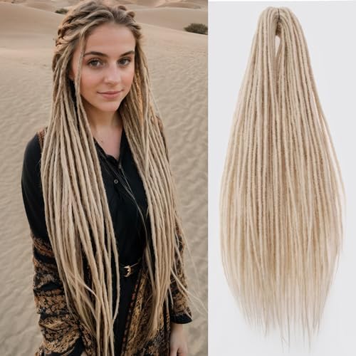 Amazon.com : 30 Inch Dreadlocks Extensions Blonde Dreads Locs Crochet ...