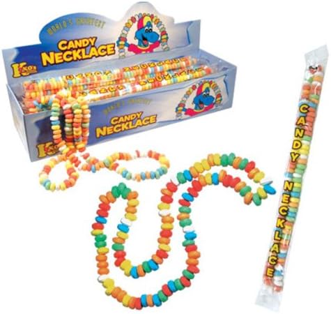 Amazon.com : Koko's Confectionery Candy Necklace, 1.41 Ounce Boxes ...