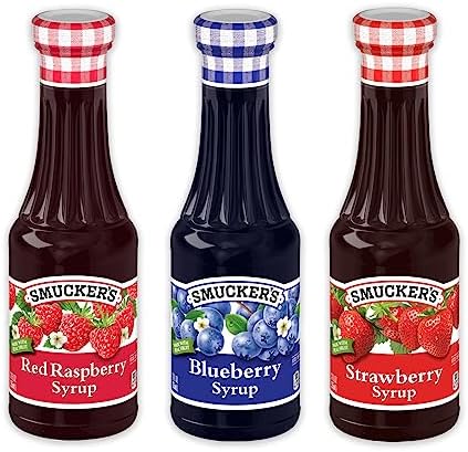 Amazon.com : Smucker's Red Raspberry, Strawberry, and Blueberry Fruit ...